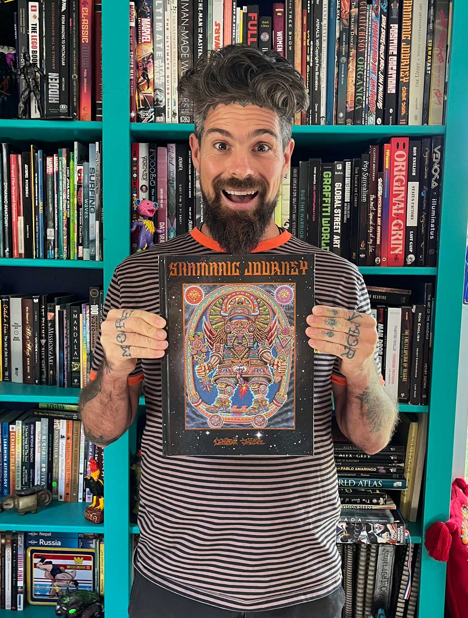 'Shamanic Journey' Hardcover Art Book - Chris Dyer's Positive Creations